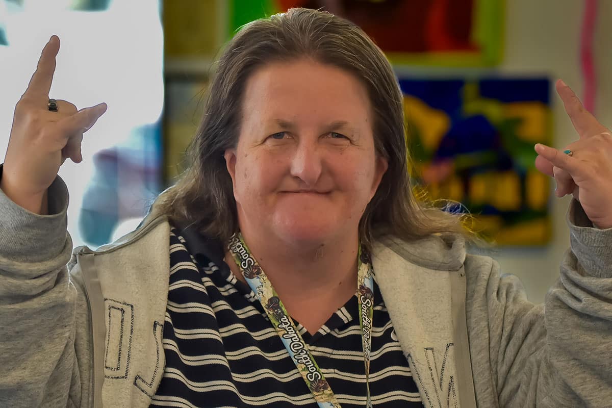 Tammie is in PossAbilities ArtAbilities program.
