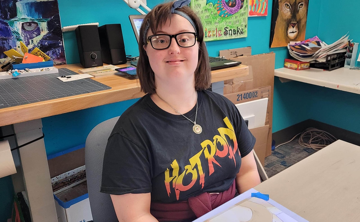 Tessah is in PossAbilities ArtAbilities program.